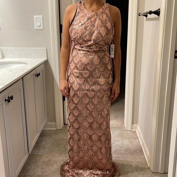 Dresses | Pinky Sparkly Prom Dress | Poshmark